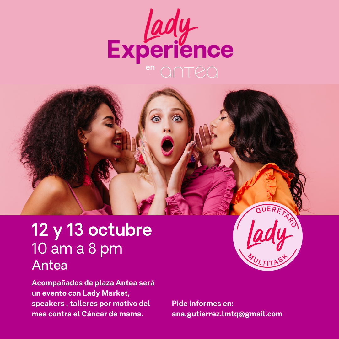 Lady Experience Antea I Actividades I - Lady Multitask
